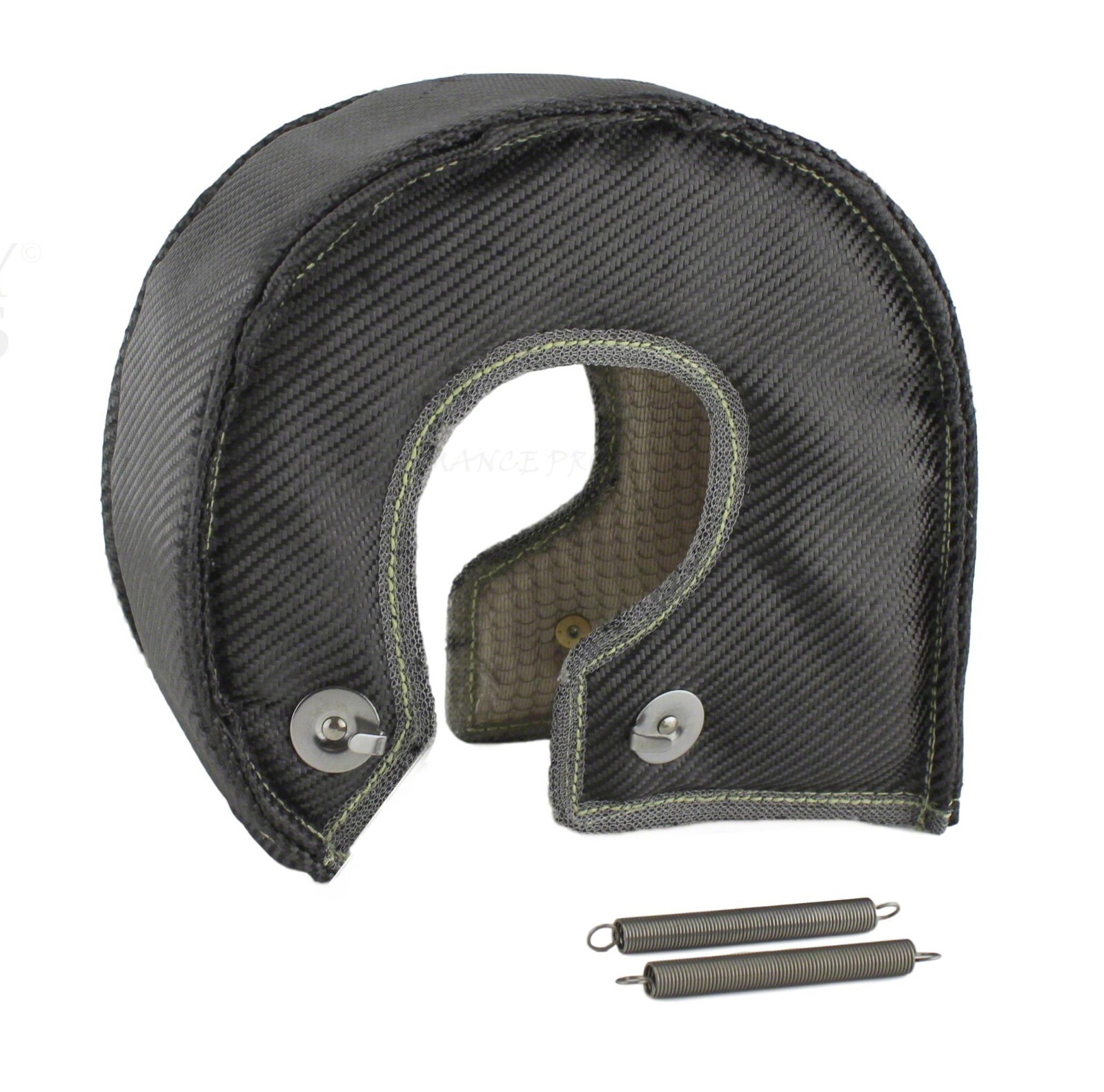 T4 STAINLESS STEEL MESH LINED TURBO BLANKET COVER THERMAL HEAT SHIELD ...