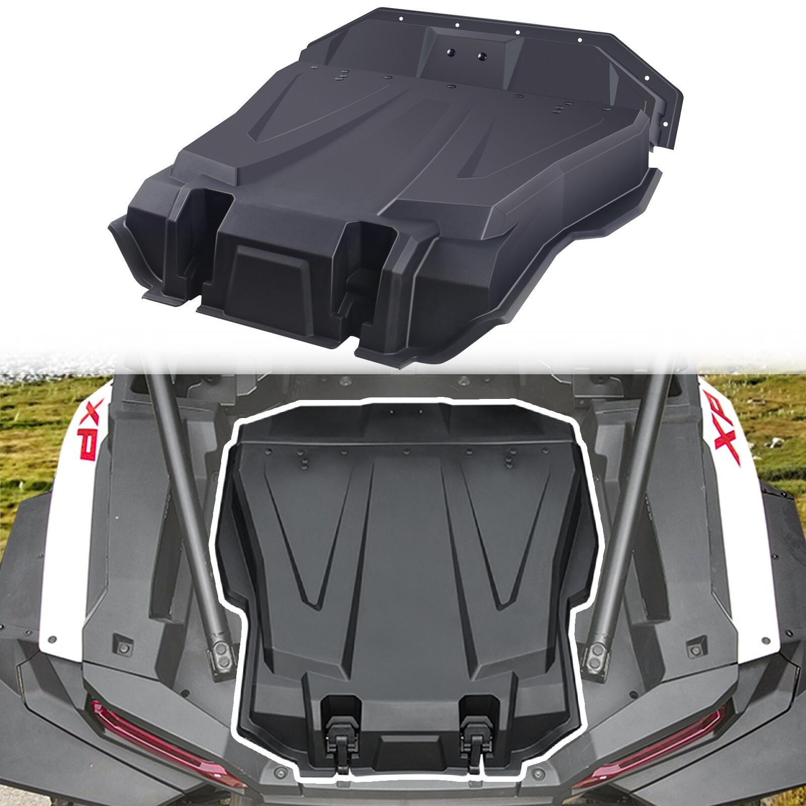 UTV Tonneau Cover For Polaris RZR XP 1000/4 1000 2024+ Heavy Duty ...