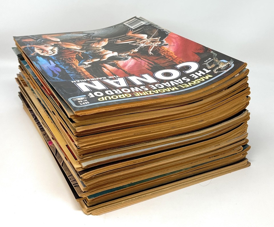 Stan Lee / Lot of 29 Issues of The Savage Sword of Conan and 4 Issues ...