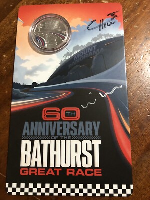 2023 60th Anniversary of the Bathurst 1000 UNC Coloured 50c cent Coin ...