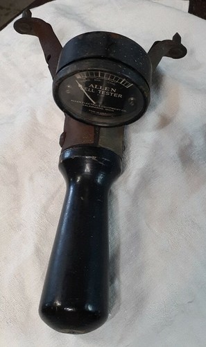 1950's Vintage primitive Allen Cell Tester antique wood handled battery ...