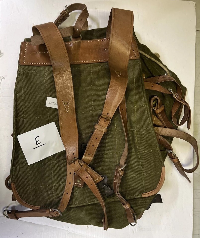 Romanian OD Rucksack Vintage Army Military Surplus Backpack 30L Olive ...