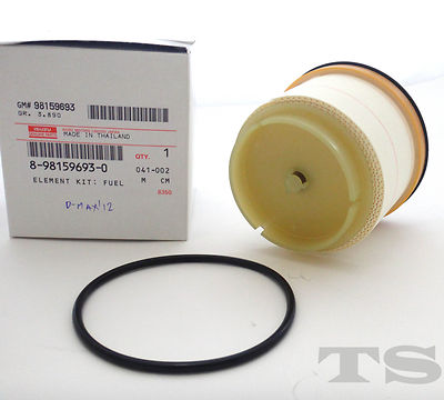 SET ELEMENT FUEL FILTER FOR ISUZU DMAX D-MAX 2012-2015 PICK UP GENUINE ...