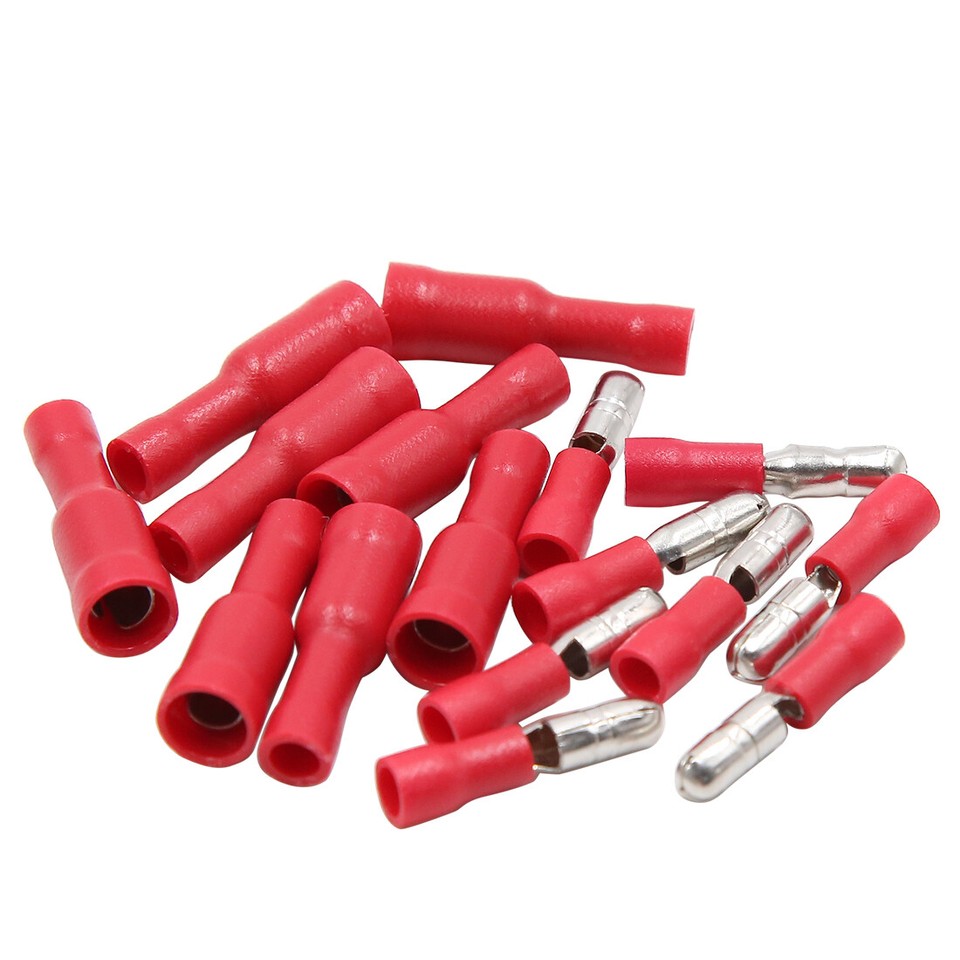 8pcs DC 12V Male Insulated Crimp Connector for Electric Vehicle Wiring ...
