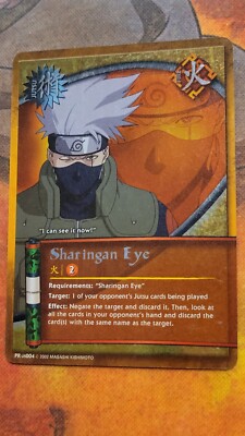 Naruto CCG - Sharingan Eye [Jutsu] PR us004 Promo Foil NM | eBay