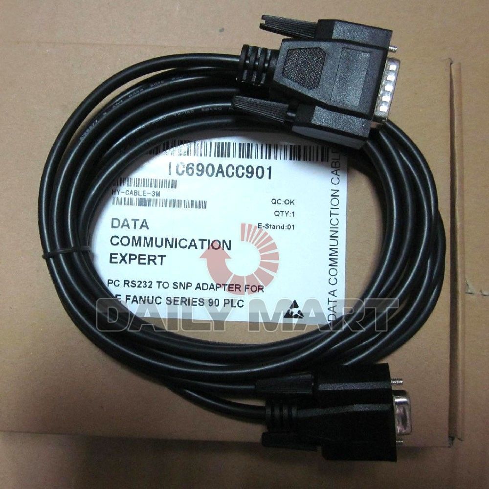 Fanuc NEW IC690ACC901 GE 90 Mini Converter Kit Programming Cable (RS ...