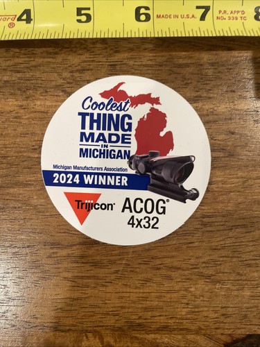 Trijicon 4x32 Winner 2025 Michigan Firearms Vinyl Decal Sticker Shot ...