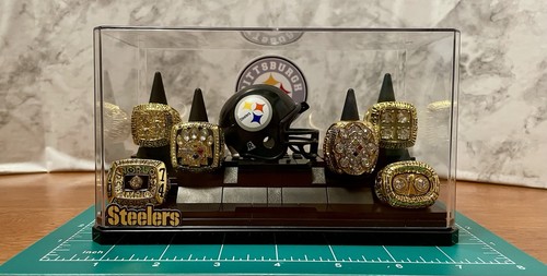 Pittsburgh Steelers Championship Ring Set With Case 🇺🇸shipped 😎 | eBay