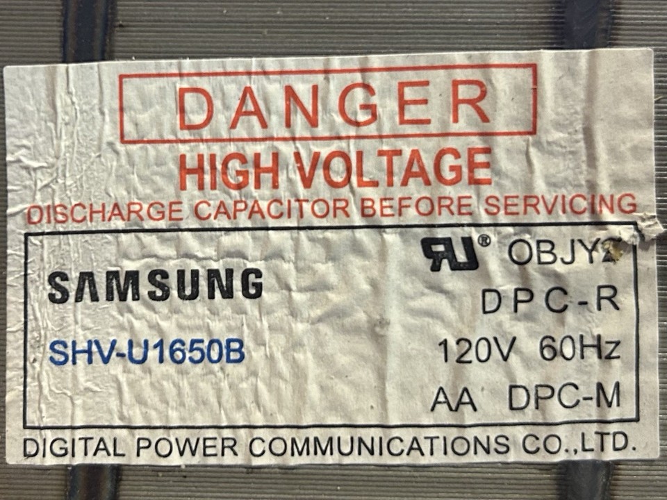 SHV-U1650B Samsung Microwave High Voltage Transformer DE26-00122B | eBay