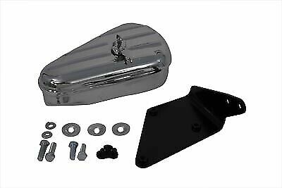 Tool Box and Mount Kit Right Side Chrome for Harley Davidson by V-Twin ...
