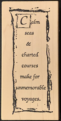 Art Impressions Calm Seas & Charted Courses… Rubber Stamp P-2133 | eBay