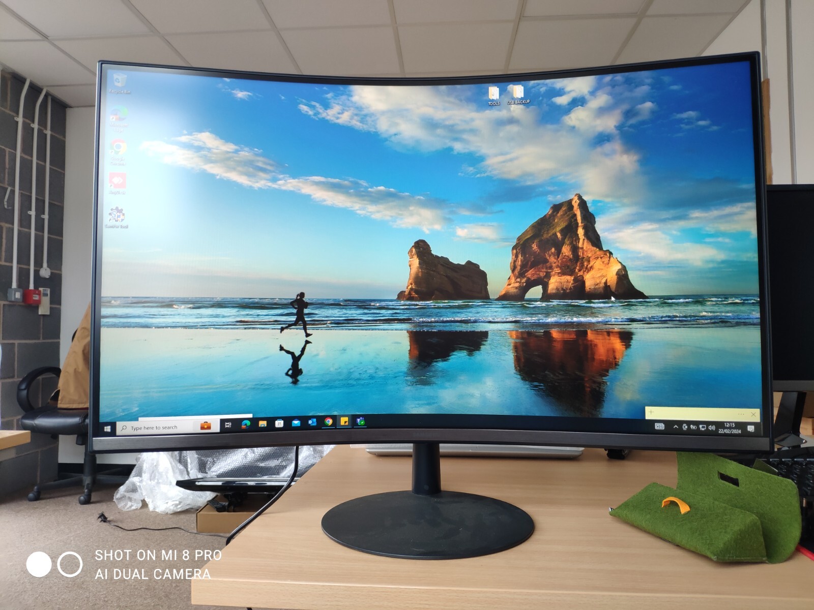 Samsung C32T550FDR - T55 Series - LED monitor - curved - Full HD (1080p ...