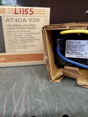 Universal Transformer AT40 A 1139 by Honeywell AT40A1139 NOS | eBay