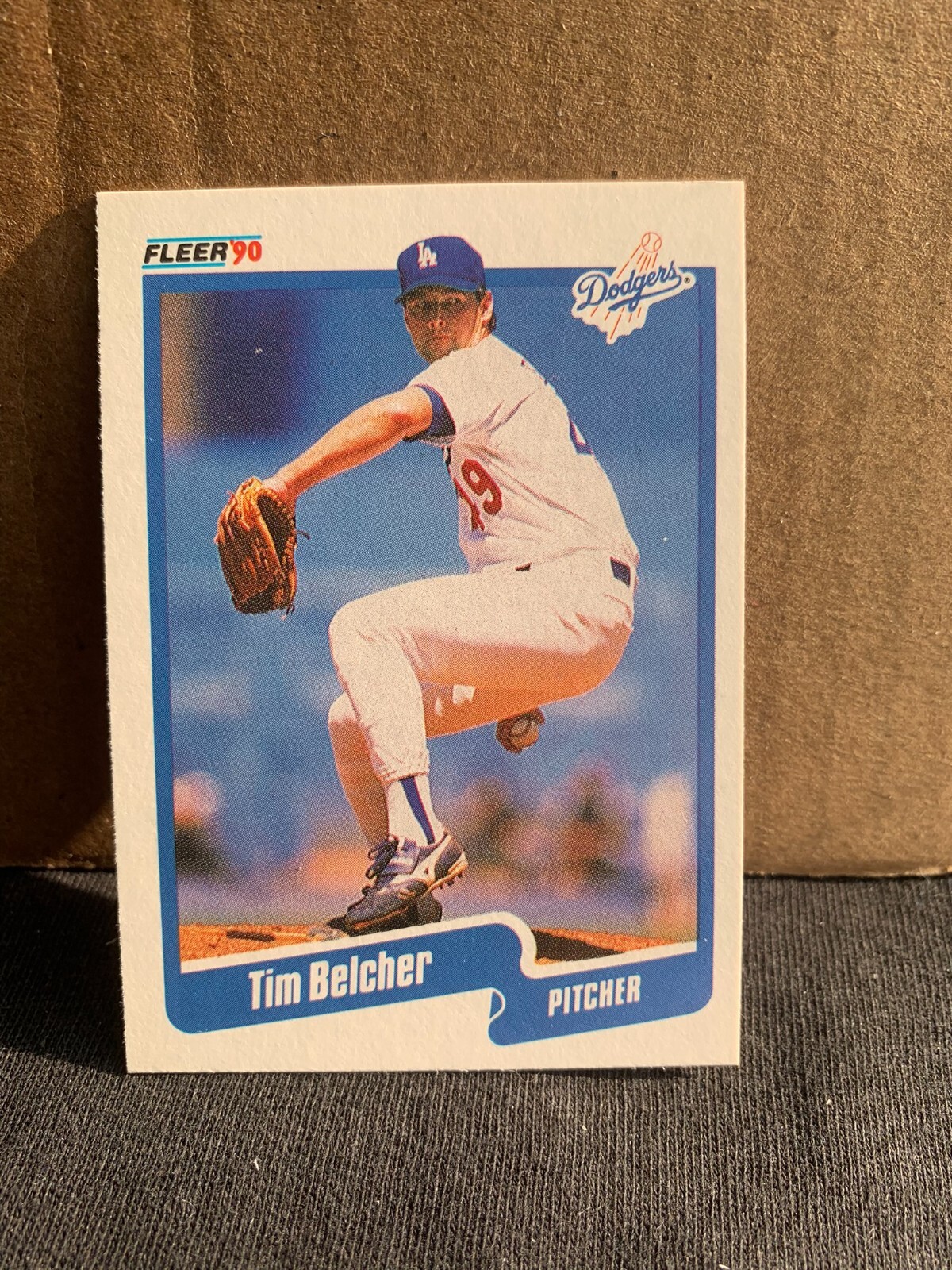1990 Fleer Baseball Card Los Angeles Dodgers Tim Belcher | eBay