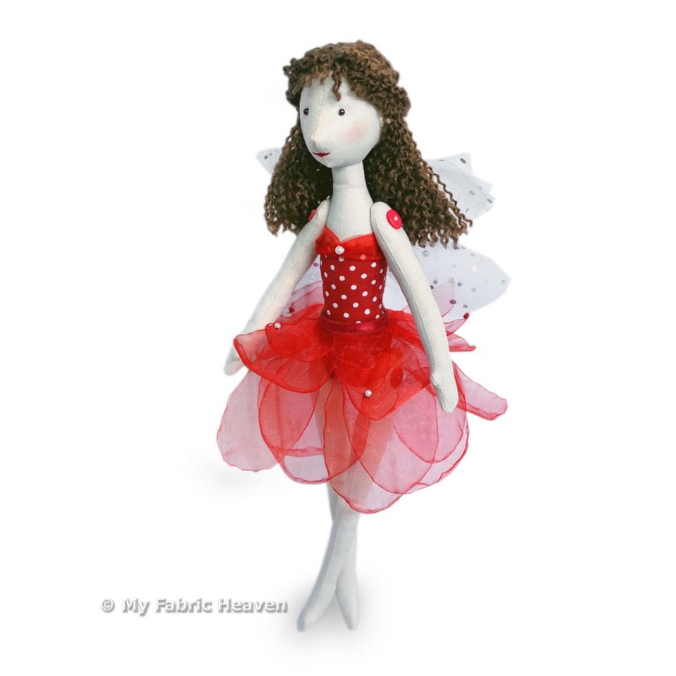 Magical Fairy Cloth Doll Sewing Pattern Rag Doll Soft Toy by My Fabric ...