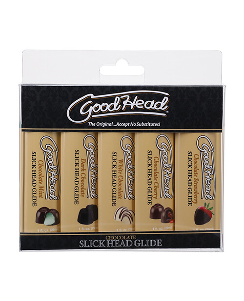 Goodhead Chocolate Slick Head Glide - Asst. Flavors Pack Of 5 | eBay