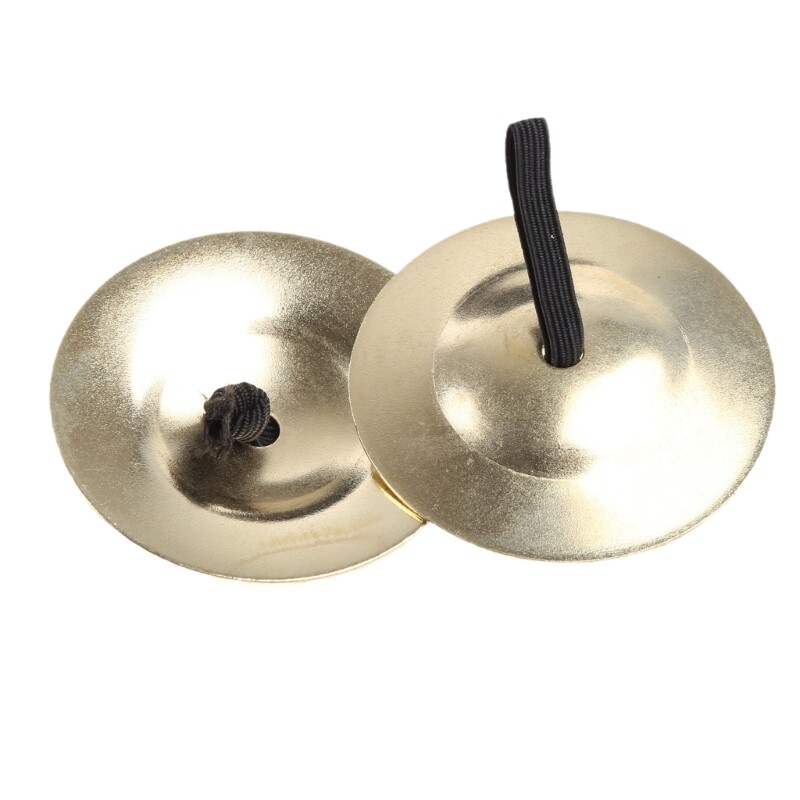 2x Cymbals Copper Finger Cymbals Percussion Dancing Props Percussion ...