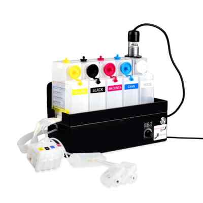 5 Color DTF CISS For Eps et 8550 L1800 L800 L805 1390 1400 1410 xp15000 ...