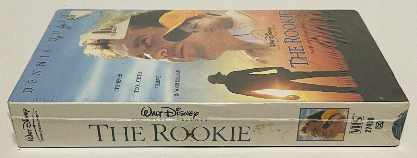 The Rookie Disney Movie Dennis Quaid VCR Video VHS Tape Sealed from ...