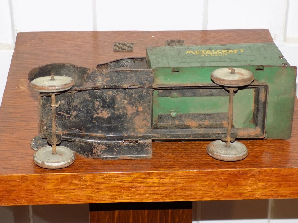 Vintage Metalcraft Delivery Toy Truck | eBay