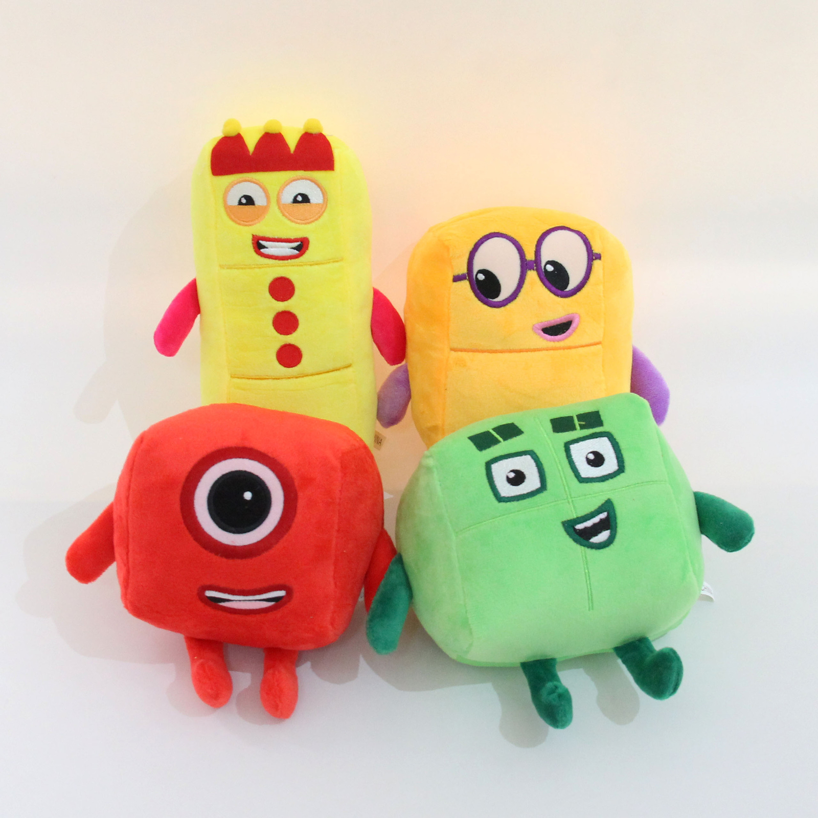Numberblocks 1-10 Blocks Number Soft Plush Doll Stuffed Toys Cartoon ...