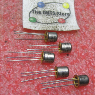 BC108 NPN Silicon Si Transistor Small Signal TO-18 - NOS Qty 5 | eBay