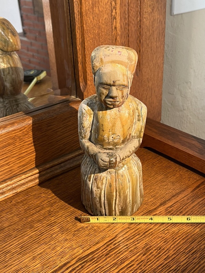 Antique Maritime Folk Art Carved Wood Figurehead | eBay