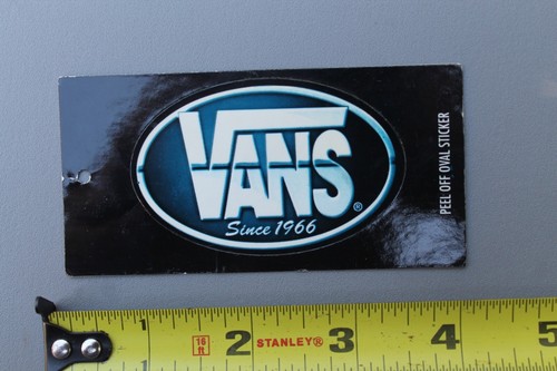 VANS Skateboard Shoes Black Chrome Clothing Tag OG Vintage ...