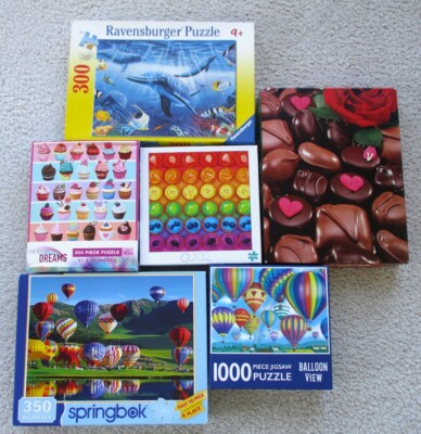 Jigsaw Puzzles Set Of 6 Multiple Brands | eBay