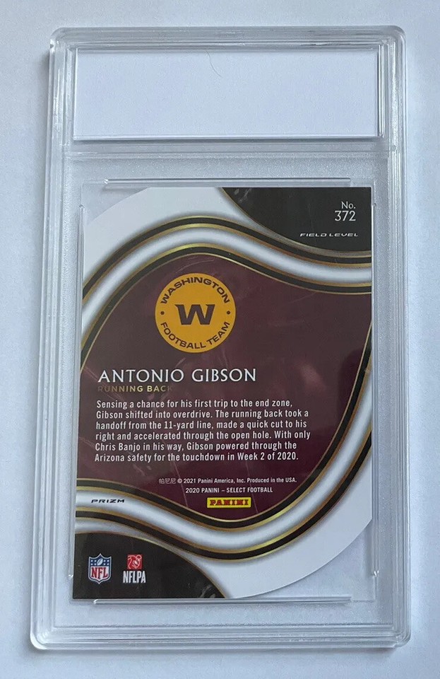 2020 Panini Select Field Level Blue Die Cut Prizm RC #372 Antonio ...