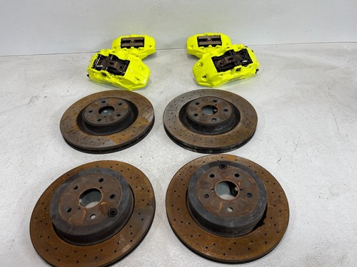 2018-2021 SUBARU WRX 2.5L STI FRONT REAR BREMBO BRAKE CALIPERS & ROTORS ...