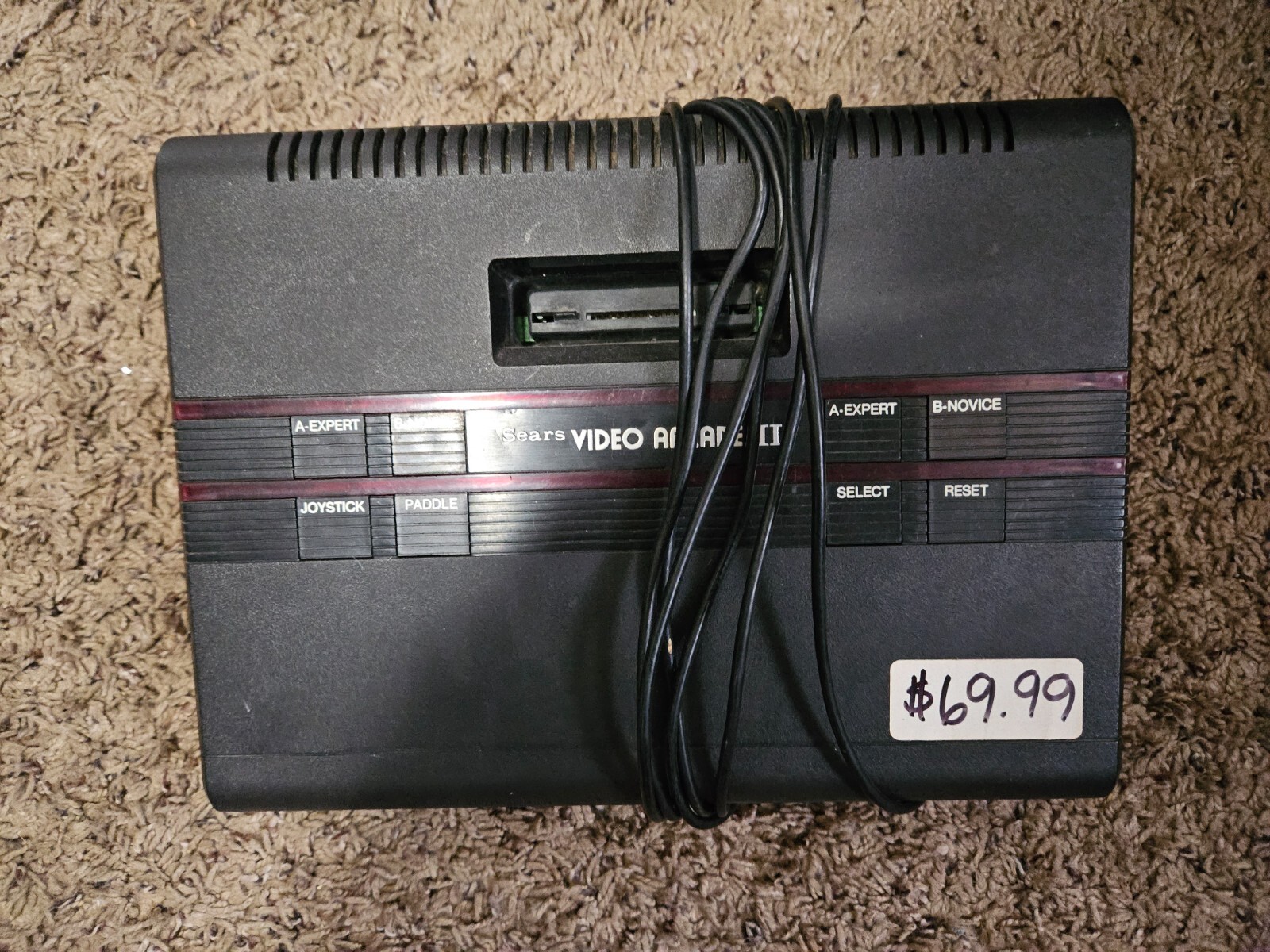 ATARI SEARS Video Arcade II 2 Console System 1982 parts or repair AS IS ...