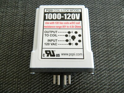 NEW PQSI 1000-120V COIL-LOCK RELAY 120VAC 801-4.5K OHM 8 PIN | eBay