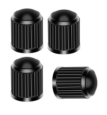Black Plastic Alloy Wheel Dust Valve Caps For Land Rover Range Evoque ...