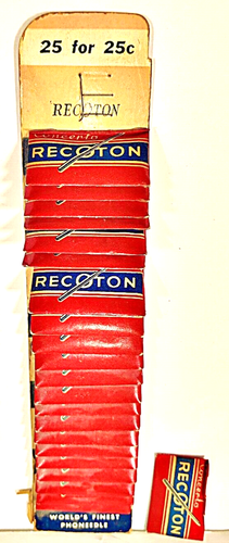 22 SETS Store Display Antique RECOTON Concerto Record Player Phonograph ...