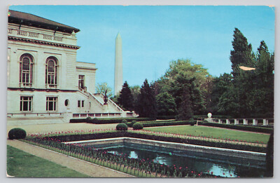 Postcard DC Aztec Gardens Pan American Union Building Washington ...