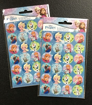 Children's Frozen Sticker Packets - 2 Packets, 192 Stickers - New | eBay