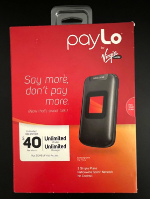 Samsung ENTRO SPH M270 Black Flip Phone Paylo by Virgin Mobile | eBay