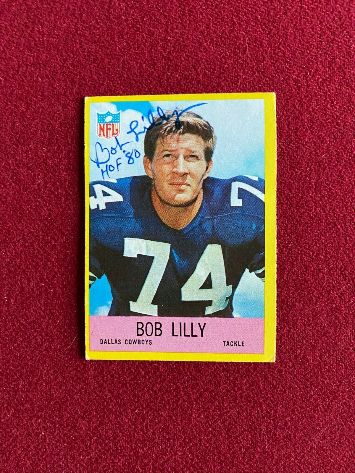 Bob Lilly Autographed Memorabilia | Signed Photo, Jersey, Collectibles ...