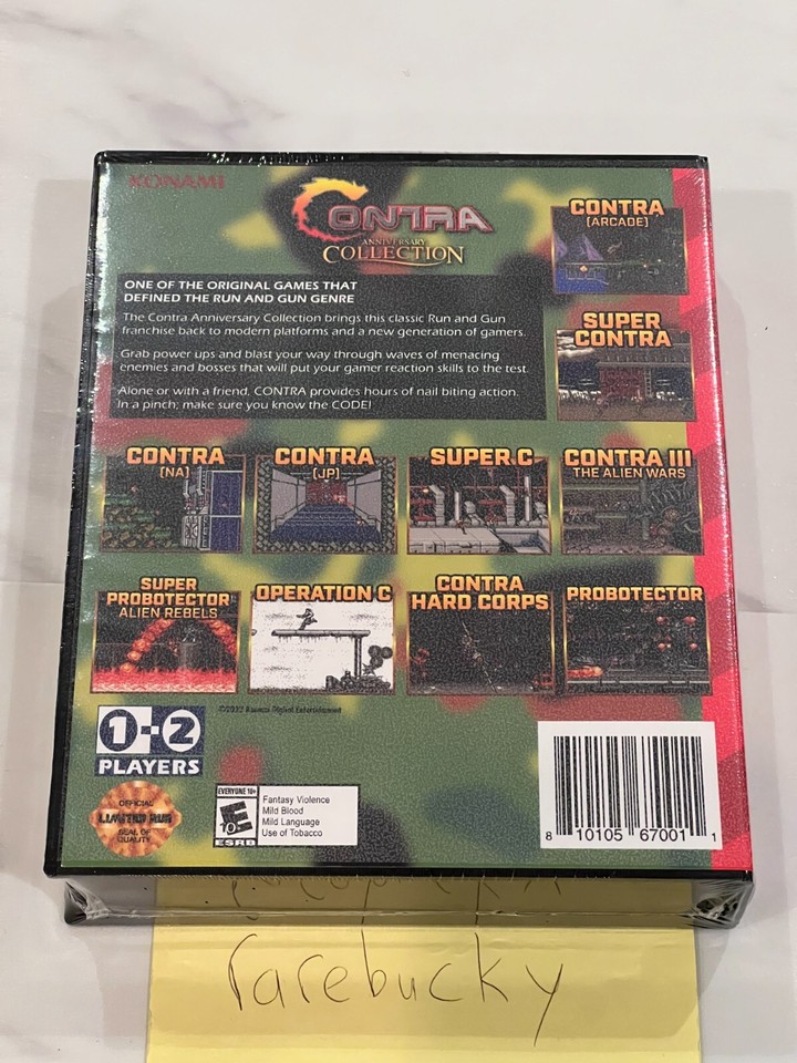Contra Anniversary Collection Hard Corps Edition (PS4) NEW SEALED W ...