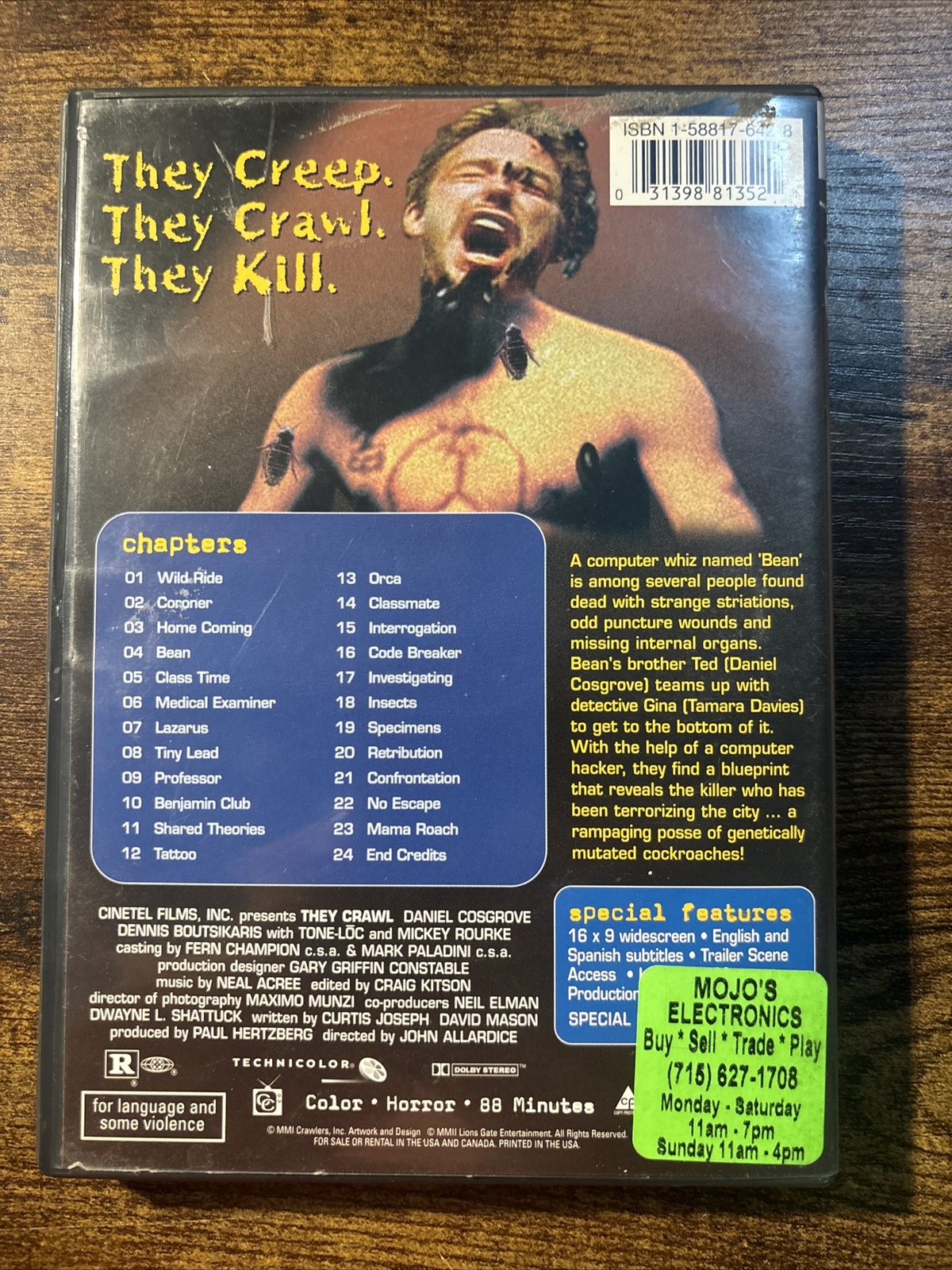 They Crawl (DVD, 2002) Lionsgate 31398813521 | eBay.de