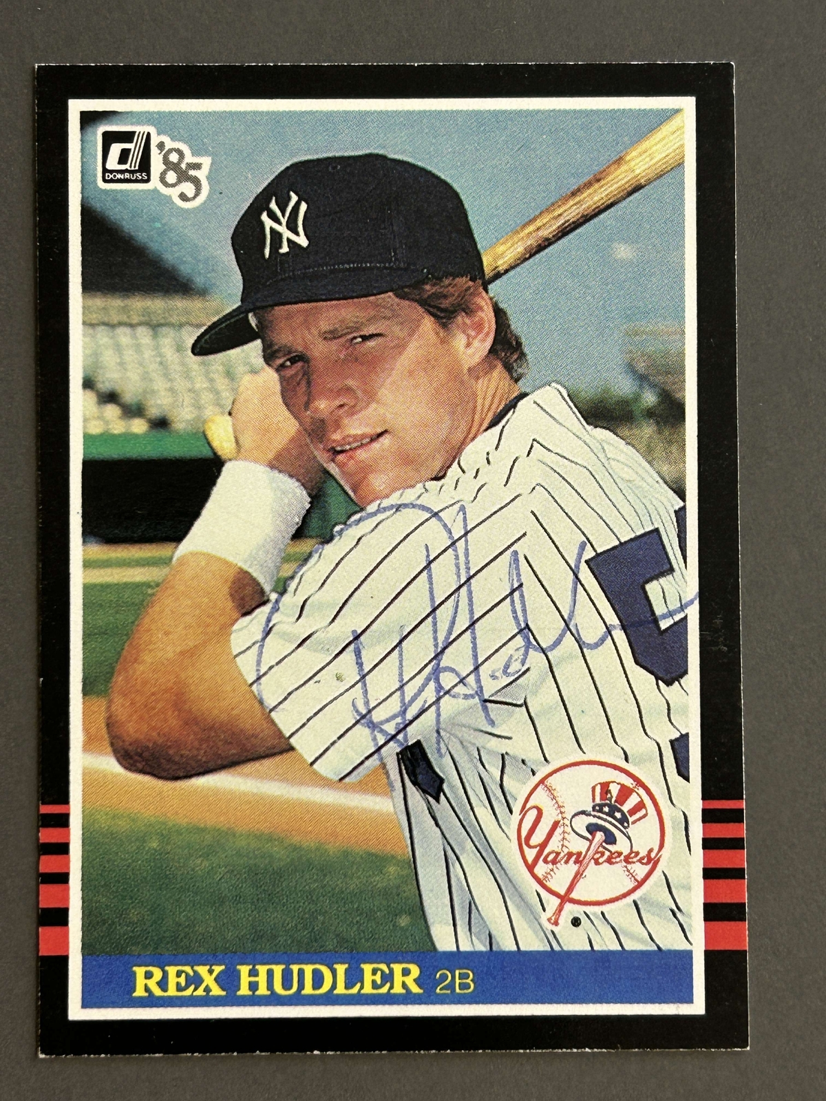 Rex Hudler Autograph Signed 1985 Donruss New York Yankees | eBay