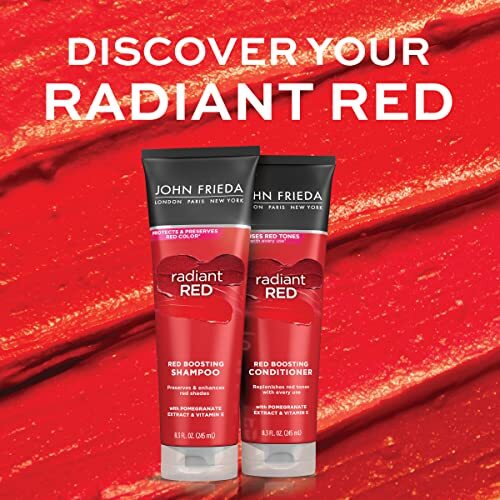John Frieda Radiant Red Conditioner Hair Color Protectant 8.3 Fl Oz ...
