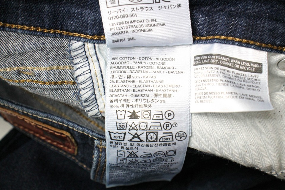 LEVI's Demi Curve Modern Rise Skinny Jeans Women's W26/L32 Blue Stretch ...