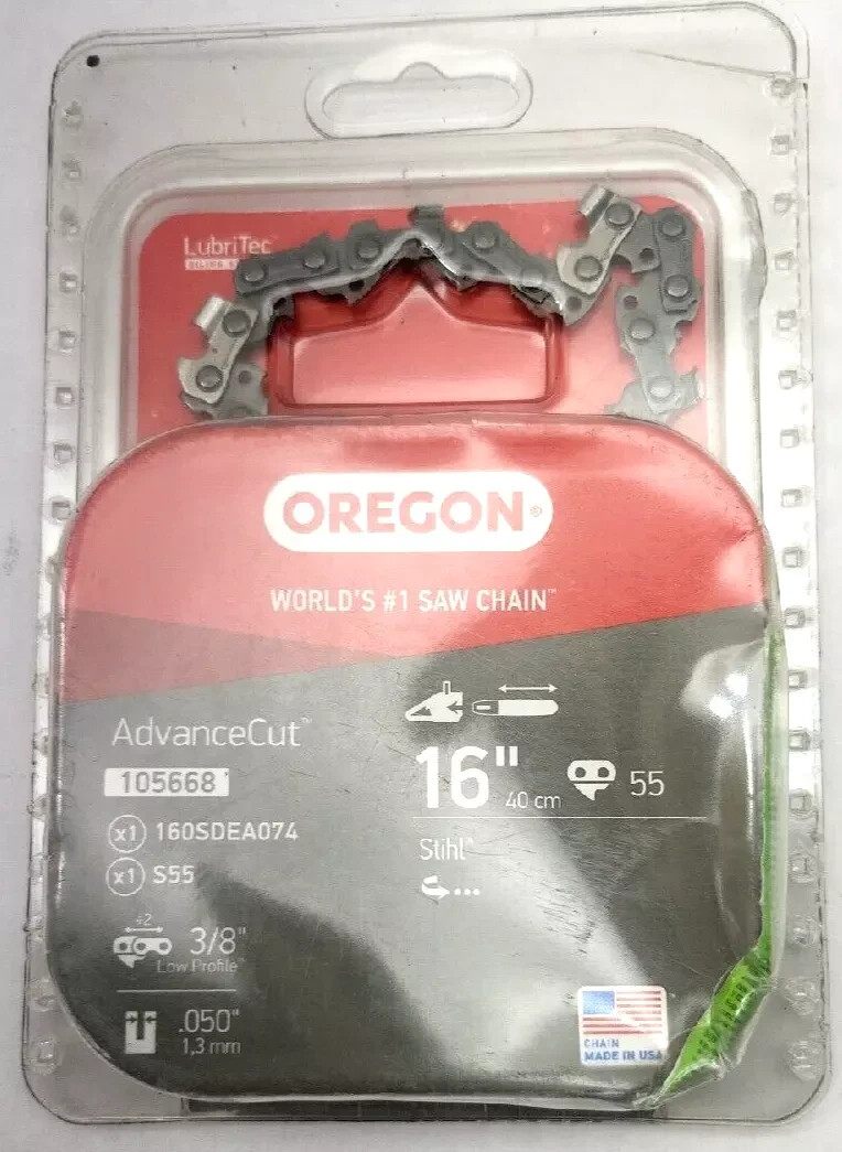 NEW, Oregon S55 Advance Cut Chainsaw Chain - Black, #TA9524-685 | eBay