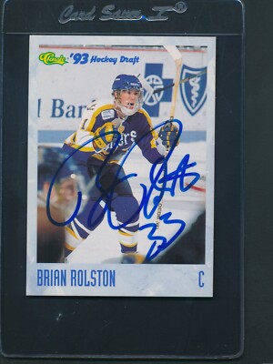 1993/94 Classic Draft #79 Brian Rolston Signed Auto *D6310 | eBay