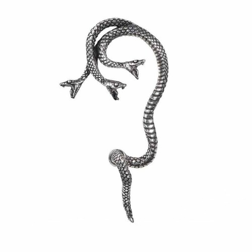 Alchemy Gothic Khthonis Pewter Snake Ear-Wrap Earring • Local Stock ...