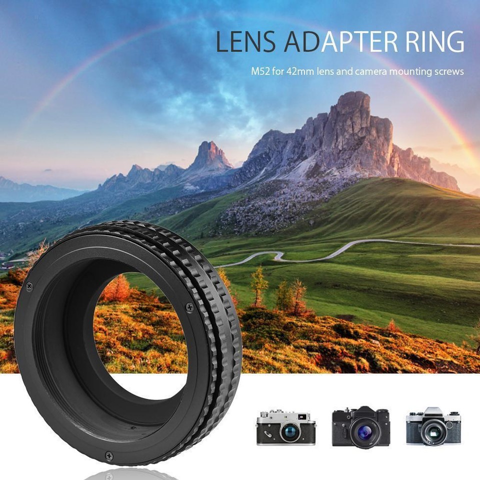 M52 to M42 Lens Helicoid Adapter 17-31mm Mount Macro Extension Tube ...