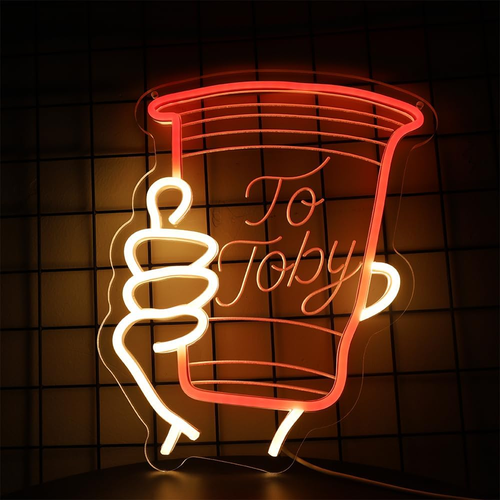 Red Solo Cup Toby Neon Sign - a Tribute to the Country Music Singer ...