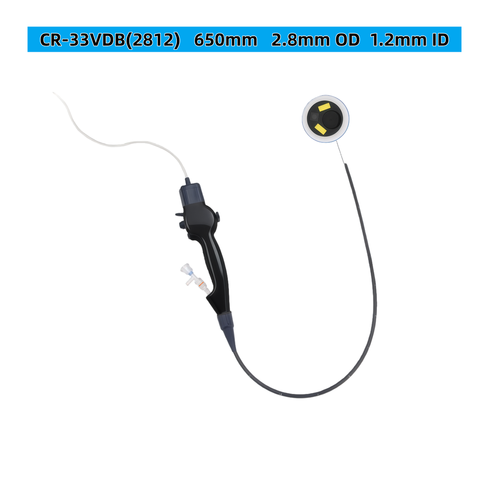 Disposable Electronic Flexible Endoscope Single-Use Portable handle for ...